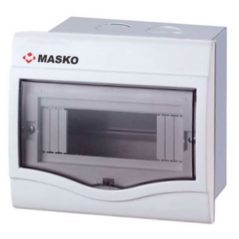 Jual Box MCB 8 Grup Outbow Masko Box Panel MCB 8 Slot Indikator Lampu ...