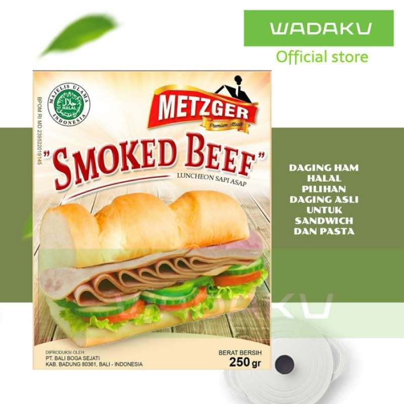 Jual DAGING SAPI ASAP METZGER HALAL SMOKED BEEF 100g di Seller Wadaku ...