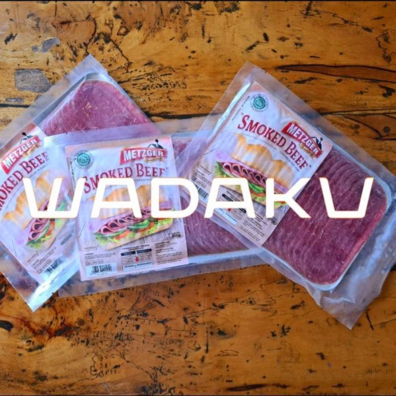 Jual DAGING SAPI ASAP METZGER HALAL SMOKED BEEF 100g di Seller Wadaku ...