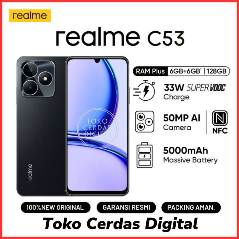 Jual Realme C53 6/128gb Garansi Resmi 12 Bulan Di Seller Toko Cerdas ...