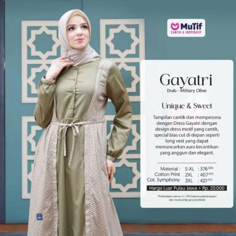 Jual Sarimbit Keluarga Mutif Gayatri Baju Lebaran Couple Keluarga ...