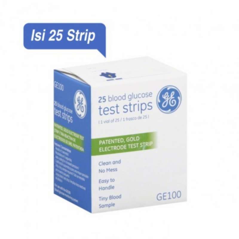 Promo Test Strip GE 100 ( Test Strip Gula Darah ) Diskon 33% di Seller ...