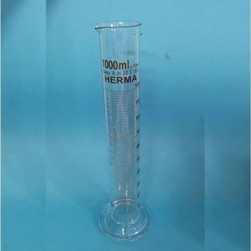 Promo GELAS UKUR 1000ML KACA MEASURING CYLINDER 1 LITER 1L 1000 ML Diskon 33% di Seller Jaya ...