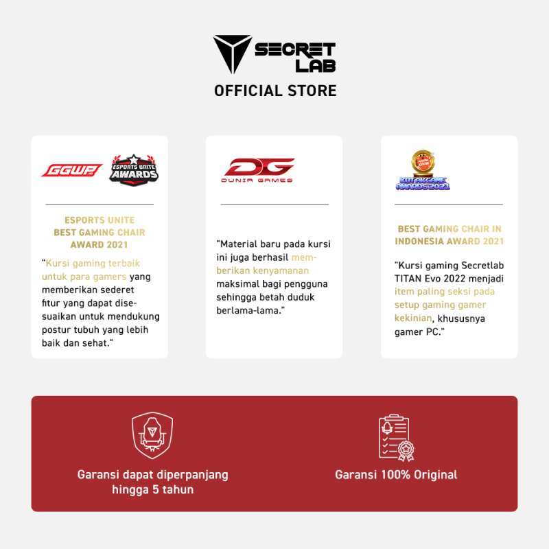 Promo Secretlab Titan Evo Lite PRIME 2.0 Leatherette - Stealth Diskon 15% di Seller Secretlab ...