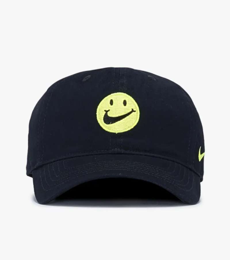 Jual Nike Kids React Smiley Cap Black 8a2723-ke4 Topi Original 100% Di ...