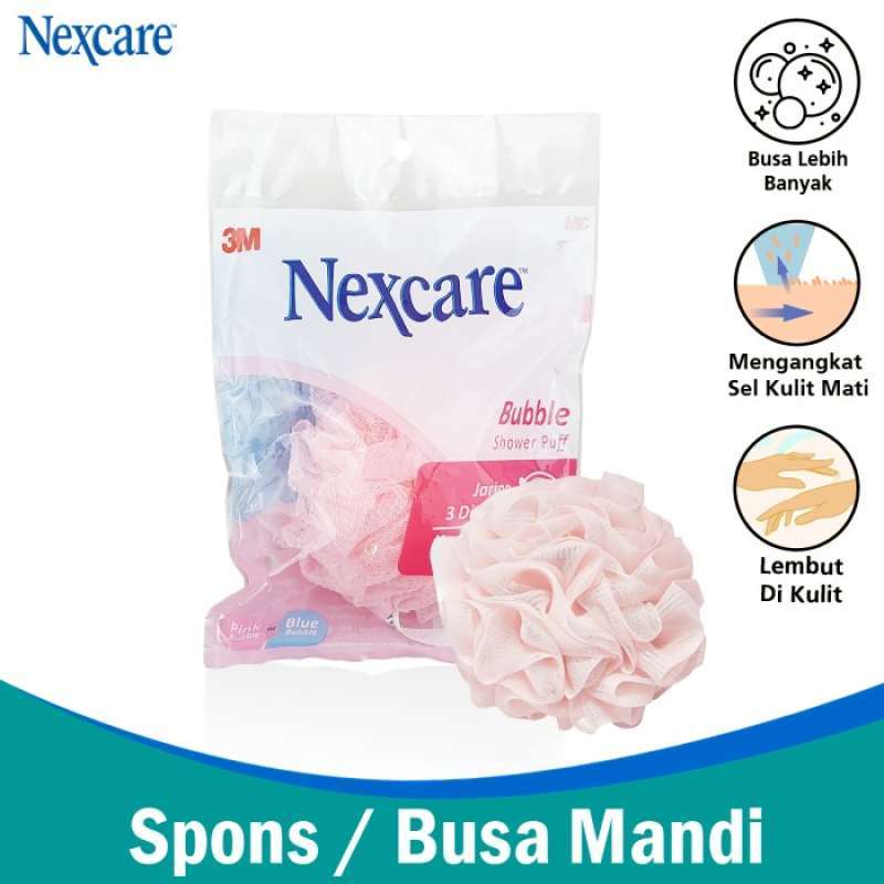 Jual 3m Nexcare Busa/spons Mandi Bubble Shower Puff Bath Sponge 3m-ns ...