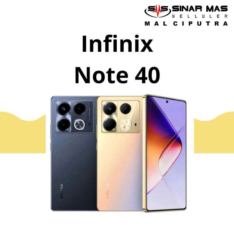 Jual Infinix Note 40 Spesifikasi Original, Murah & Diskon Harga April 2024 | Blibli