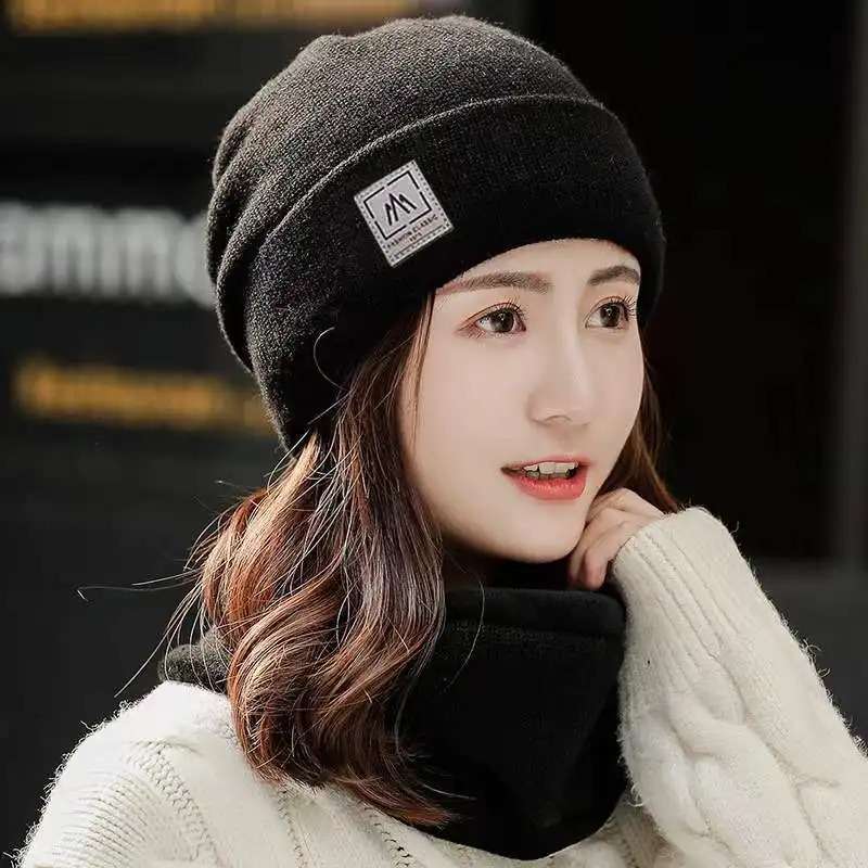 Promo Wlfs Topi Kupluk Dan Syal Khusus Wanita Versi Korea Berbahan Mewah Impor - Abu Diskon 27% ...