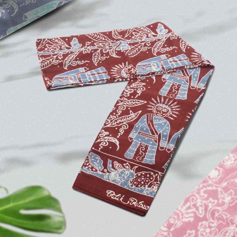 Promo Sewish & Rich Kain Cukin Batik Printing Selendang Betawi Sr13 ...