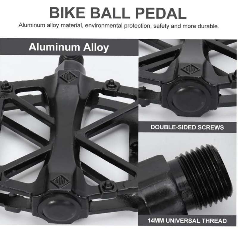 Promo Green Bike Pedal Sepeda Aluminium Anti-slip Hh-4 Aksesoris Sepeda ...