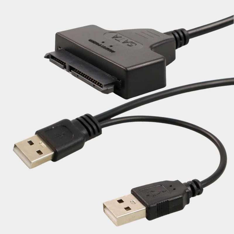 Promo Kabel Sata To Usb 2.0 Hdd/ssd Adaptor 30cm Cc017 Kabel Konverter ...