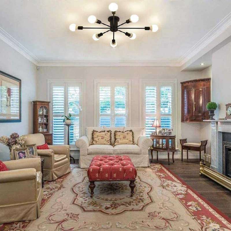 Jual Matcher Fitting Lampu Plafon Led Minimalis Retro Cabang 10 E27 ...