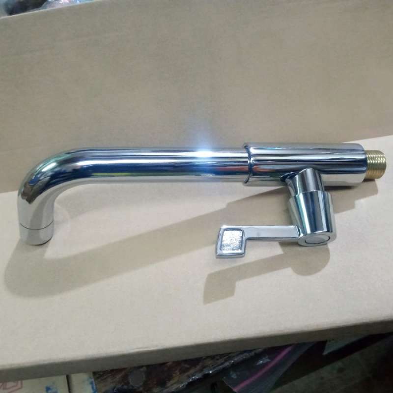 Promo Kran Tembok/spout Bulat/kran Wastafel Tembok Terbaik Diskon 18% ...