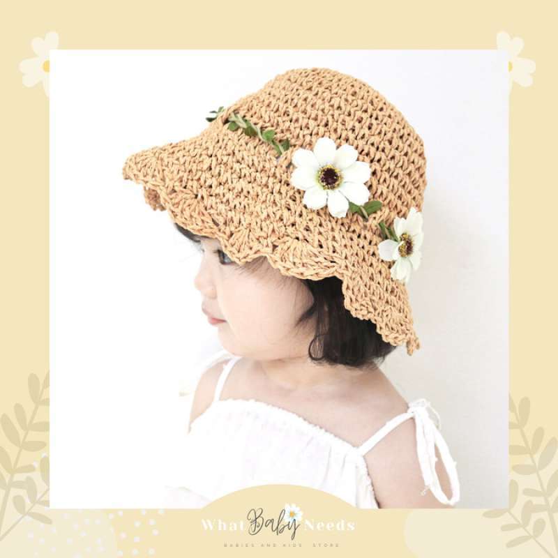 Promo Topi Rajut Anak/ Topi Bunga Anak Diskon 23% Di Seller Makluma ...