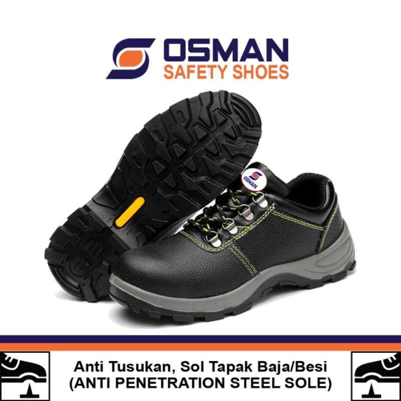 Promo Sepatu Safety Osman Safety Shoes Low Cut Ujung Besi Tipe Os-539 ...