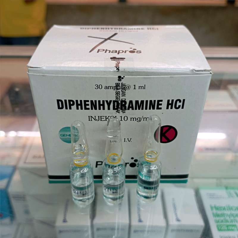 Jual Diphenhydramine/injeksi/1 Ampul Di Seller Apotik Hanifa - Pal Meriam-2, Kota Jakarta Timur ...