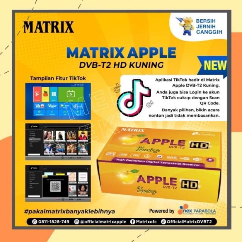 Promo Set Top Box Tv Digital Stb Matrix Burger Hijau Matrix Kuning Hd ...