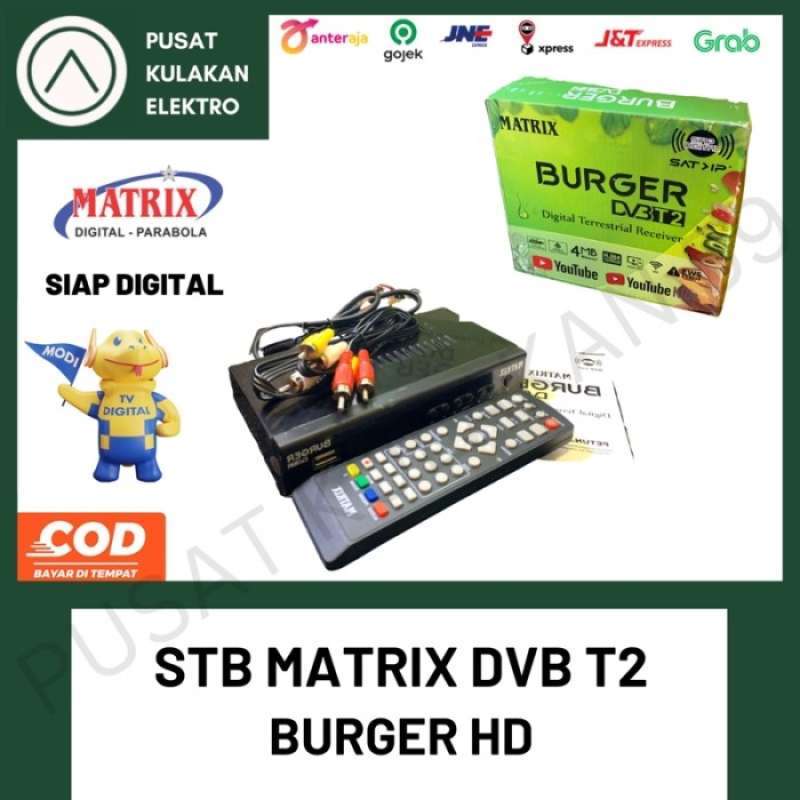 Promo Set Top Box Tv Digital Stb Matrix Burger Hijau Matrix Kuning Hd Dvb T2 - Burger Diskon 27% ...