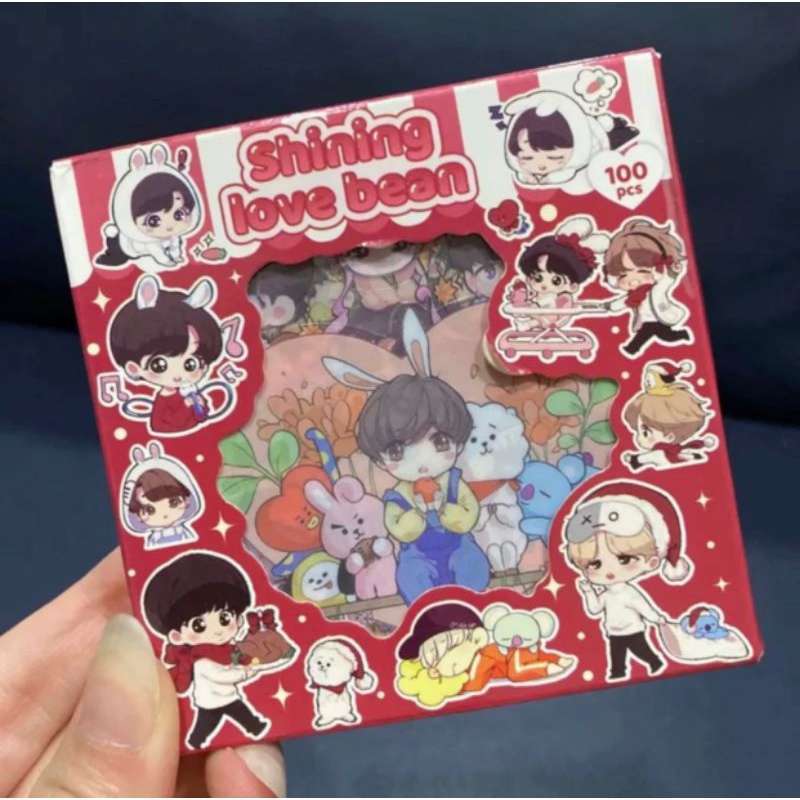 Promo Sticker Bts Kpop Lucu Viral Aesthetic Stiker Botol Buku Hp Diary ...