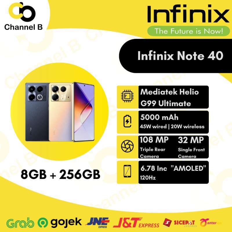 Jual Infinix Note 40 [ 8gb / 256gb ] Smartphone - Garansi Resmi - Gold Di Seller Channel B ...