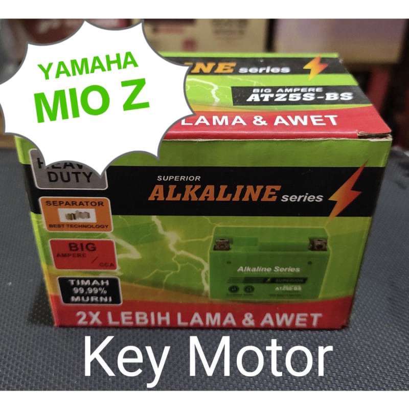Jual Aki / Accu Kering Motor Yamaha Mio Z Alkaline Alkalin 5a 5 Ampere ...