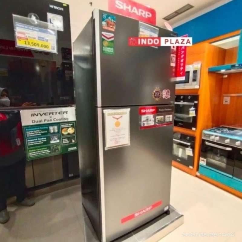 Jual Kulkas Sharp Sj-ig862pmsl 2 Pintu Inverter Jumbo 613 Liter Di Seller Indo Plaza - Indo ...