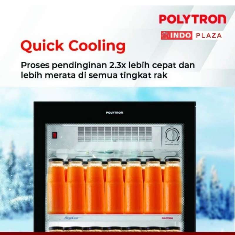 Jual Polytron Showcase 180 Liter Scn 187 Borderless Di Seller Indo ...