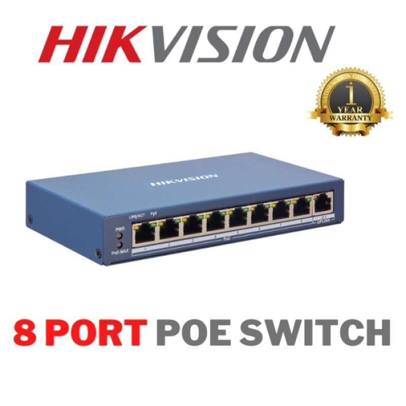 Jual Hikvision 8 Port Poe Switch Original Murah - Harga Diskon Mei 2024 ...
