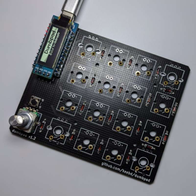 Jual Dumbpad Hotswap Usb-c Mechanical Macropad Numpad Keyboard Kit Qmk ...