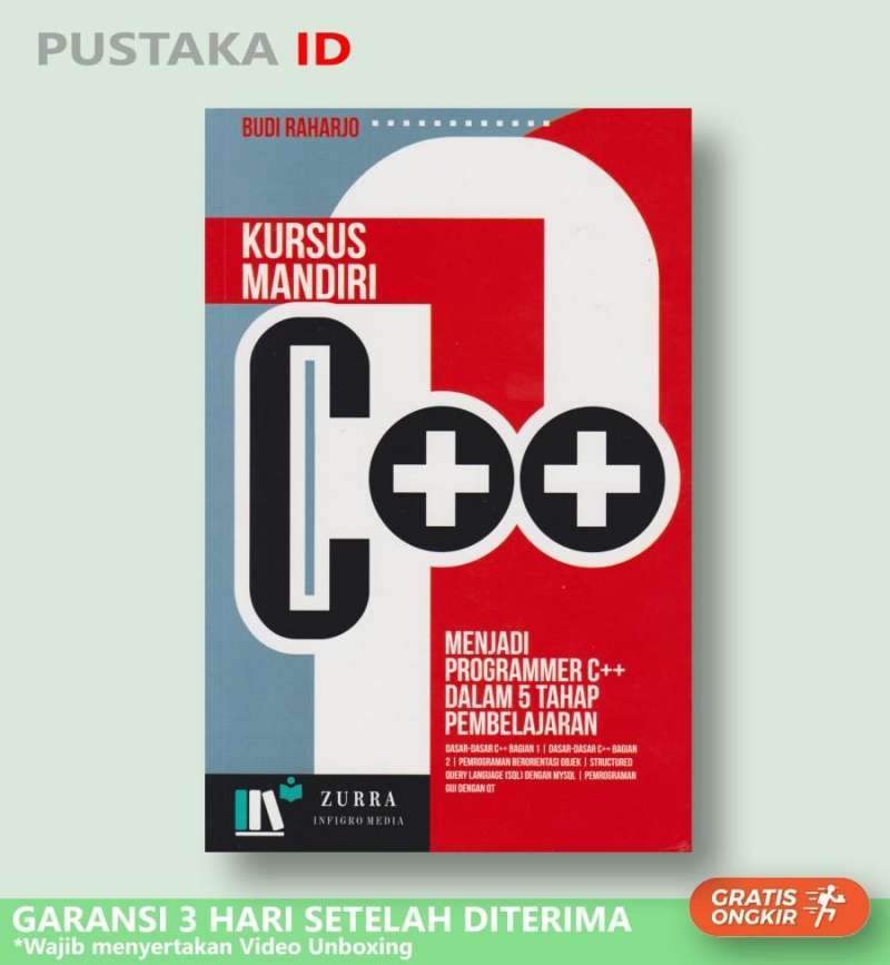 Jual Buku Kursus Mandiri C++ Menjadi Programmer Dalam 5 Tahap ...