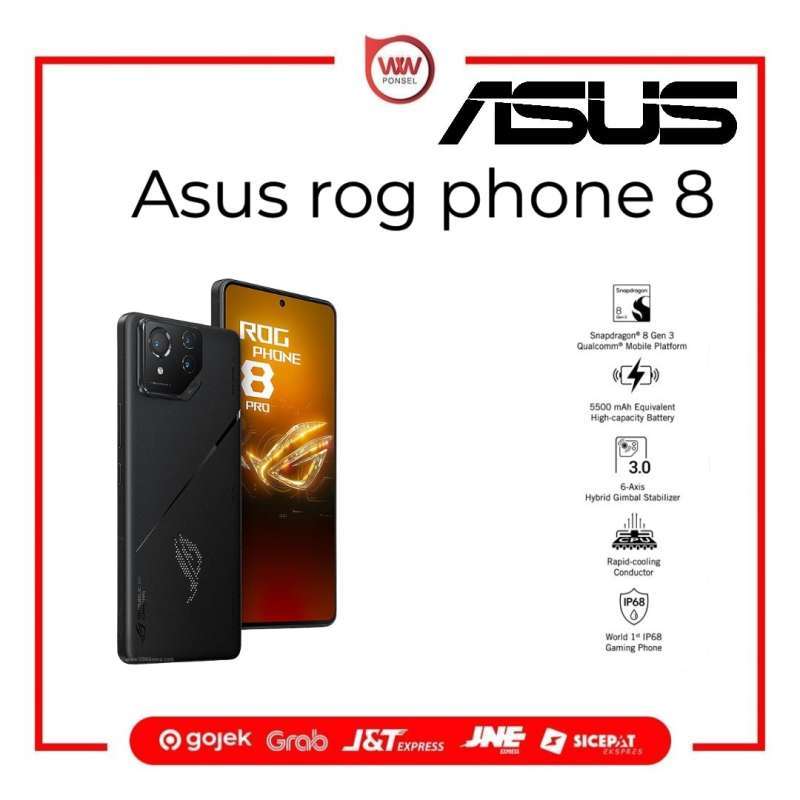 Jual Hp Asus Rog Phone 8 Pro Ram 16gb Internal 512gb Garansi Resmi Di ...