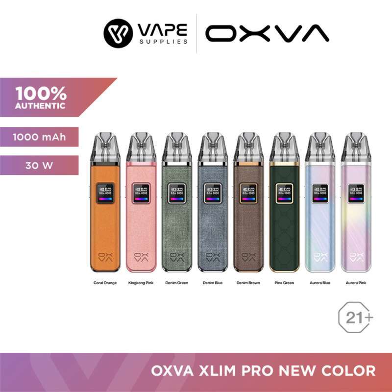 Promo Oxva Xlim Pro New Color Pod Kit 30w 1000mah Authentic - Denim ...