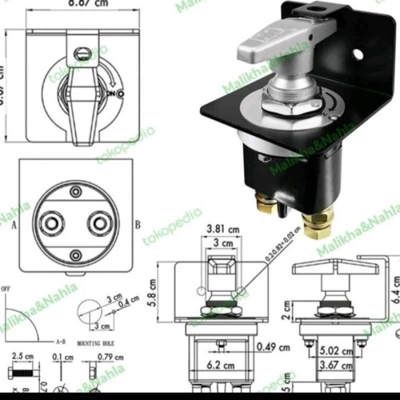 Promo Buyers Products 6391005, Locking Battery Disconnect Switch Baru ...