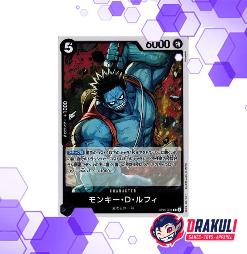 Jual One Piece Card Game - Monkey D. Luffy Op07-091 R Di Seller Drakuli Games Official Store ...