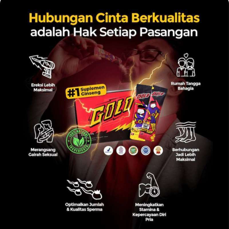 Jual Mister Golo 1 Sachet Minuman Serbuk Kesehatan Pria Original Bpom ...