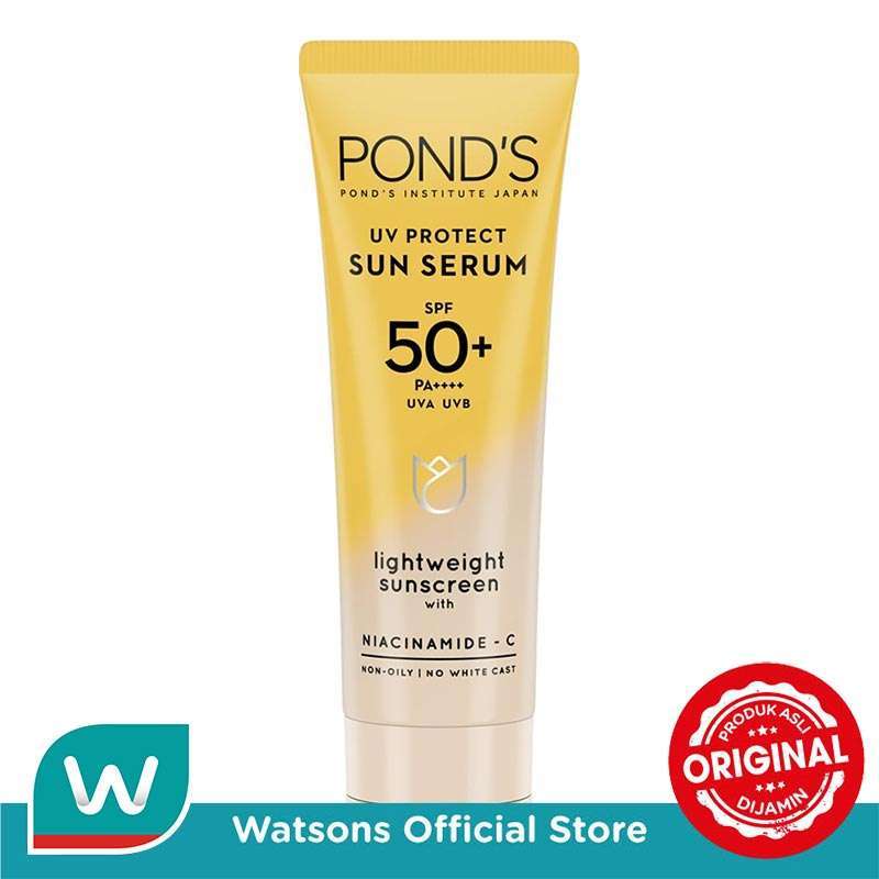 Jual Ponds Uv Protect Sun Serum Spf50+ 30g Di Seller Watsons Official ...