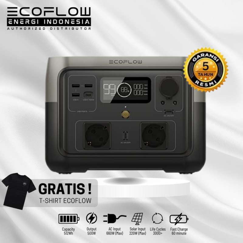 Promo Ecoflow River 2 Portable Power Station Genset Listrik Tenaga ...