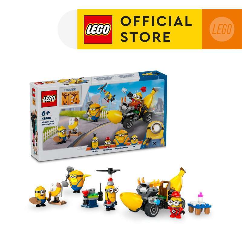 Jual Lego Despicable Me 75580 Minions And Banana Car Balok Mainan Anak ...