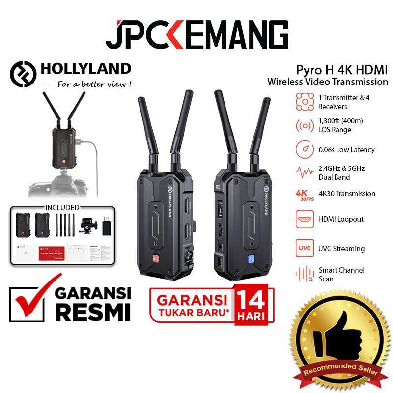 Promo Jpc Kemang Hollyland Pyro H 4k Hdmi Wireless Video Transmission ...