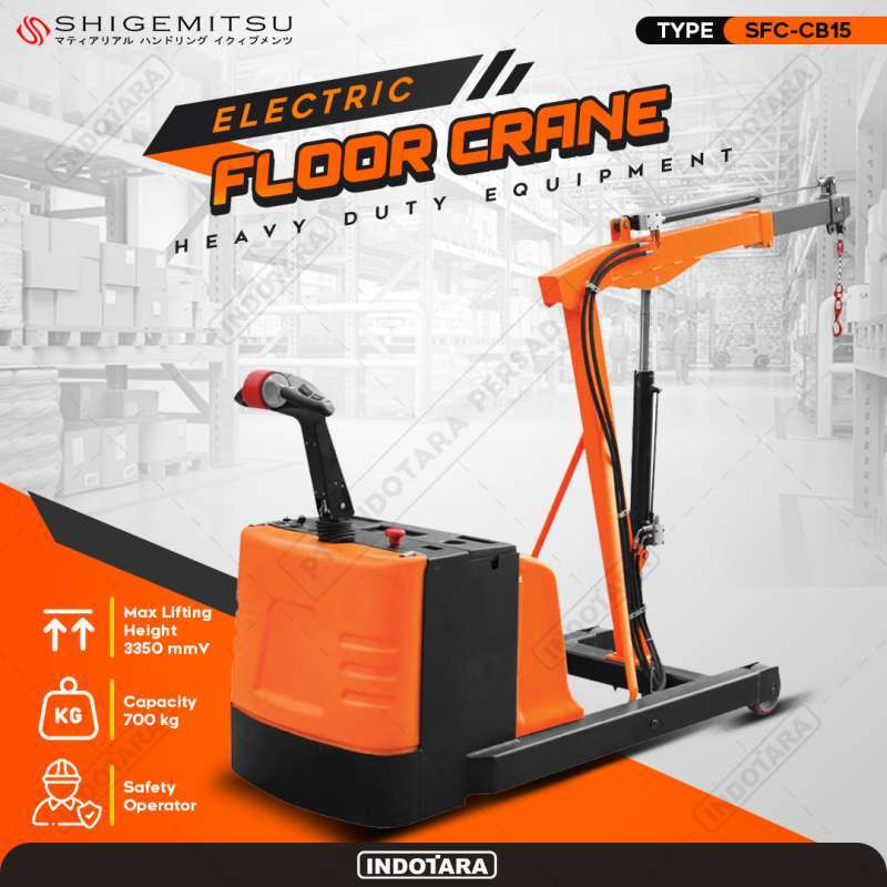Jual Electric Powered Floor Crane - Shigemitsu Sfc-cb15 Di Seller Pt Indotara Persada Official ...