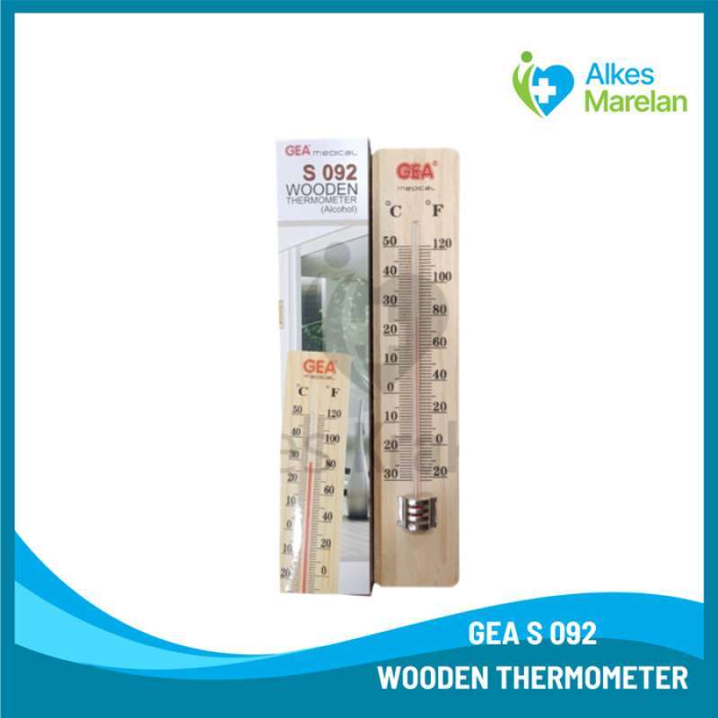 Jual Gea - Wooden Thermometer Alcohol Gea S 092 / Thermometer Ruangan ...