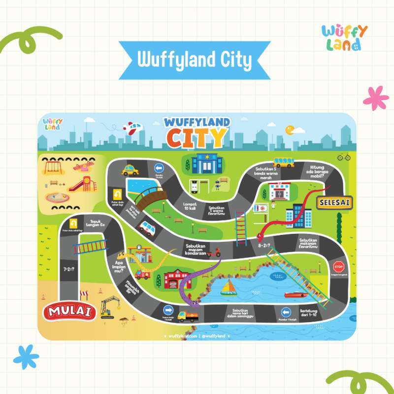 Promo Wuffyland Ular Tangga Aneka Tema Dengan Ukuran Lebih Besar ...