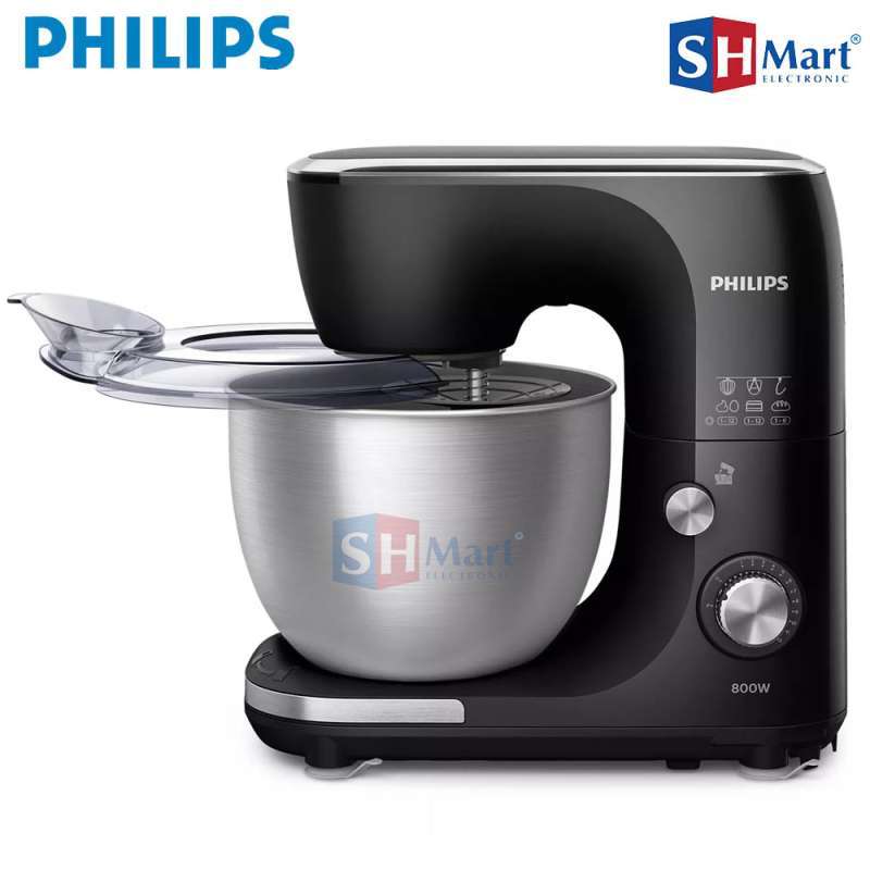 Jual Stand Mixer Philips Kapasitas 5 Liter Hr7922/90 800 Watt Kitchen Machine Philips Garansi ...