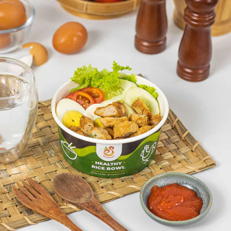Jual Nasi Box Healthy Rice Bowl Crab Roll Nasi Catering Paket Nasi ...