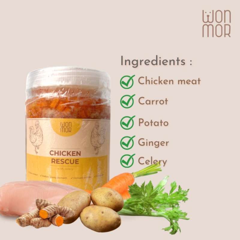 Promo Wonmor - Chicken Rescue - Soup For Dogs - Sup Ayam Untuk Anjing ...