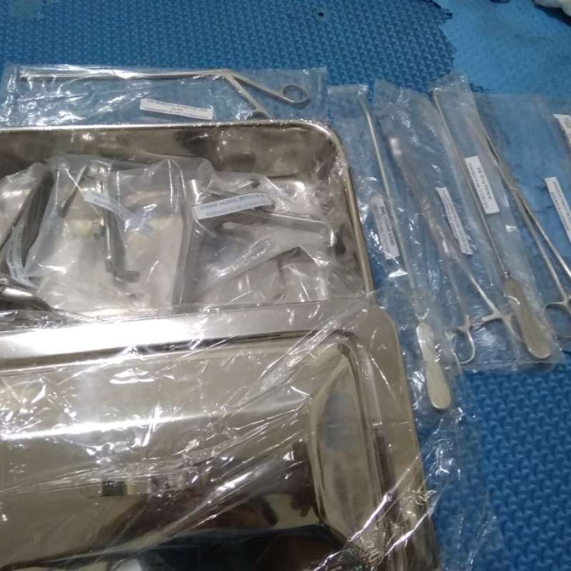 Iud Insertion Kit Complete With Metal Instruments