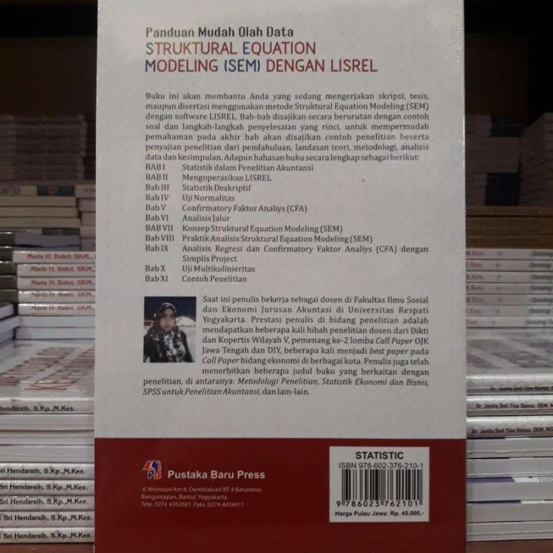 Jual Buku Panduan Olah Data Struktur Equational Modeling Dengan Lisrel ...