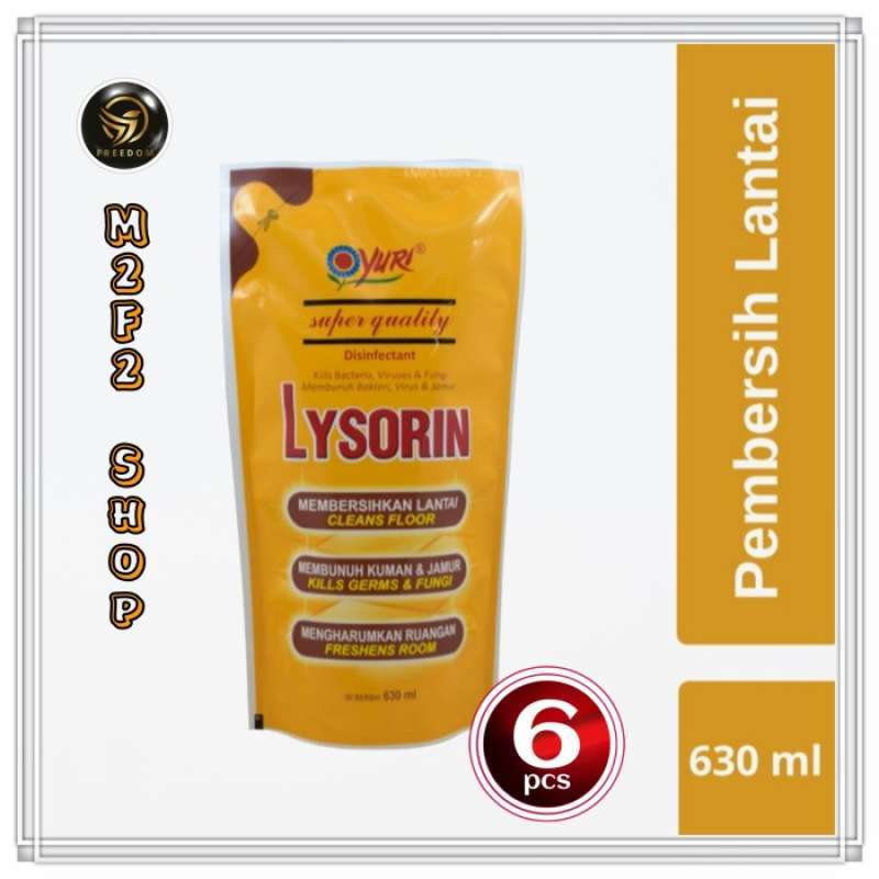 Promo Yuri Lysn Disinfectant Pembersih Lantai Pouch 630 Ml (harga 6 Pcs ...