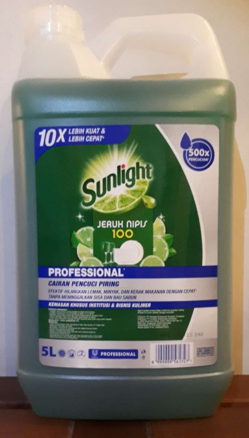 Promo Sunlight C Hijau Jerigen 5 Liter Unilever Sabun Cuci Piring ...