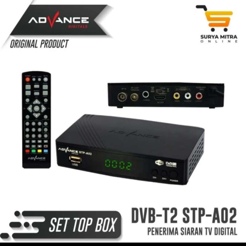 Promo Advance Set Top Box Dvb T2 Stp A02 Penerima Siaran Tv Digital ...